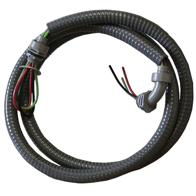 DiversiTech 3/4 Inches x 6 Ft Metallic Electrical Whip with #8 Wire ...